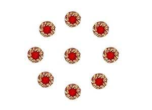 Glamyou Tiny White Diamond Cut Small Stone Bindi Wedding makeup for ...