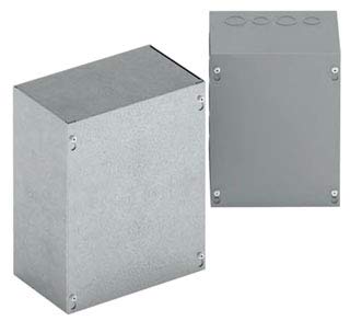 B-Line 24246 Screw Cover Type 1 Pull Box 24x24x6 In, No Knockout, 14 ...