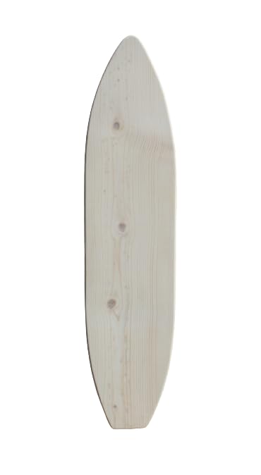 Amazon.com: 4 foot Unfinished wood surfboard. DIY surfboard project ...