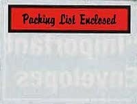 Envío de alimentación"LISTA de embalaje Enclosed" sobres, 4 1/2" x 6 ...