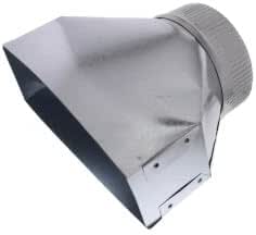Amazon.com : 3-1/4" x 10" to 6" Round Duct Transition : Tools & Home ...