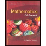 Mathematics All Around: Pirnot, Tom: 9780131959972: Amazon.com: Books