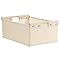 Amazon.com: VinneGenzz Storage Bins Cotton Linen Fabric Storage Boxes ...