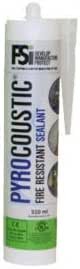 FSI Pyrocoustic Fire resistant Sealant 310ml WHITE : Amazon.co.uk: DIY ...