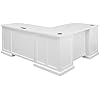 Amazon.com: Martin Furniture Modern Wood L-Desk & Return Writing Table ...