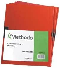 Methodo PVC Folder Binding Set 5mm Spring Spine, 25-Piece, Blue ...