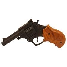 Diwali Gun for Kids Play Pistol Roll Revolver Wooden Handle Look ...