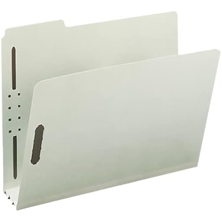 Amazon.com : Smead Pressboard Fastener File Folder with SafeSHIELD ...