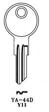 JMA YA-44DE Key Blank, Yale Y11 (50-Pack): Door Hardware: Amazon.com ...