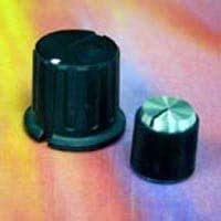 APEM MPKG50B1/4 BLACK CONTROL KNOB 1/4 " SHAFT .55 " WIDE: Other ...