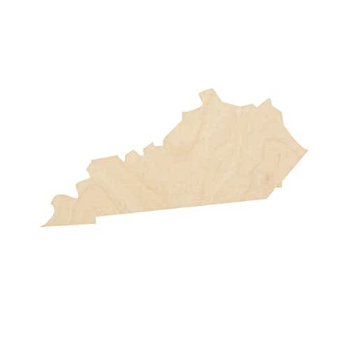Amazon.com: Kentucky state map wooden Shape-Multiple Sizes - Laser Cut ...