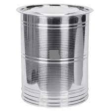 Buy Stainless Steel Designer Water Storage Tank Atta Grains Grocery ...