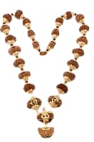 Buy Gemstone King Original Certified Indra Mala 1 To 21 Mukhi Rudraksha ...