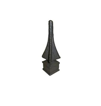Amazon.com: JM Steel 3/4" Cast Iron Finial Fence Topper - Ornamental ...