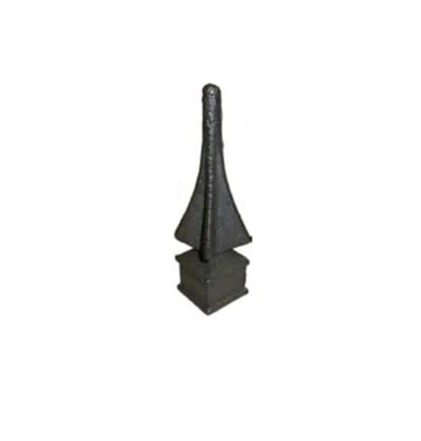 Amazon.com: JM Steel 3/4" Cast Iron Finial Fence Topper - Ornamental ...