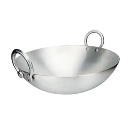 Tannu Craft Aluminum Kadhai Deep Kadai | Non Induction Kadai | Without ...