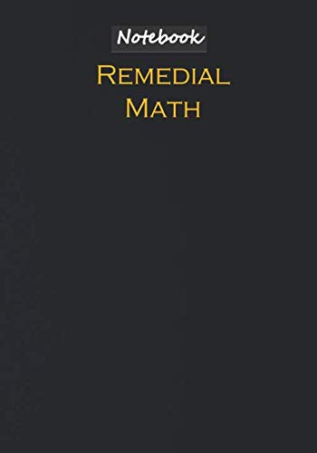 Remedial Math Notebook: All subjects notebooks collection: Arora ...
