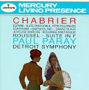 Emmanuel Chabrier, Albert Roussel, Paul Paray, Detroit Symphony ...