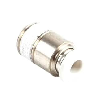 2 Pcs Pneumatic Connector POC Series Round Thread Straight Pipe ...