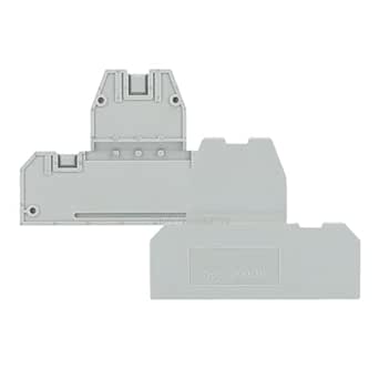 10Pcs D-UKKB 3/5 UK Terminal Block End Cover Din Rail Terminal Blocks ...