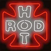 Hot Rod Cross Neon Sign - Amazon.com
