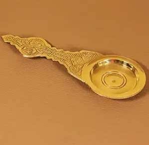 Amazon.com: Yuktha Eternals Brass Kapoor| Diya Deepam Deepa Burner ...