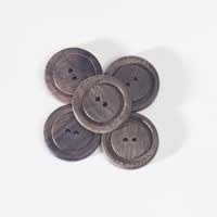 Amazon.com: Round Rosewood Buttons 20mm Natural (set of five)