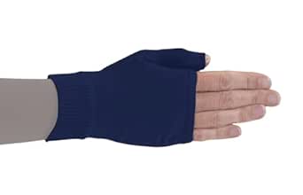 Amazon.com: Lymphedivas Navy Medical Graduated Compression Gauntlet for ...