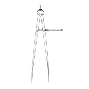 Starrett 83A-12 Solid Nut Dividers, Steel, Flat Leg, 0-8" Ra : Amazon ...