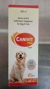 Buy Canivit Plus Liquid Multivitamin Supplement for Dogs and Cat 200ML ...