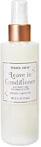 Amazon.com : Trader Joes Leave in Conditioner 6 fl oz/177 ml (Pack of 1) : Beauty & Personal Care