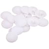 JIHUOO 100 Pcs Plastic Lock Fastener Caps Furniture Cam Cap Lock Nuts ...