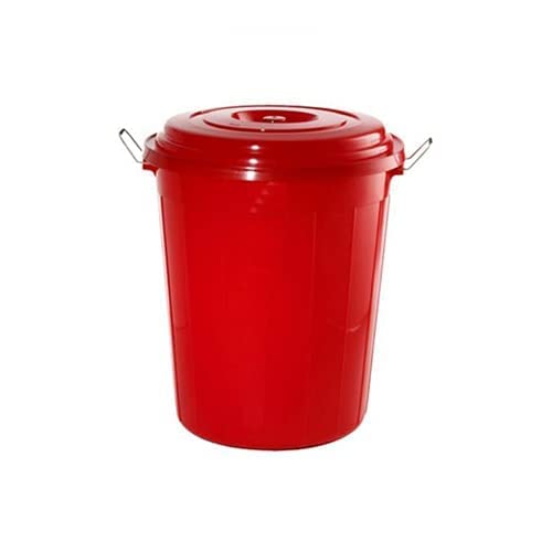 Plastic Storage Lid Multipurpose Plastic Storage Bucket Drum (Blue ...