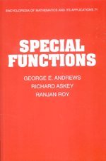 Special Functions ICM Edition (Encyclopedia of Mathematics and its ...