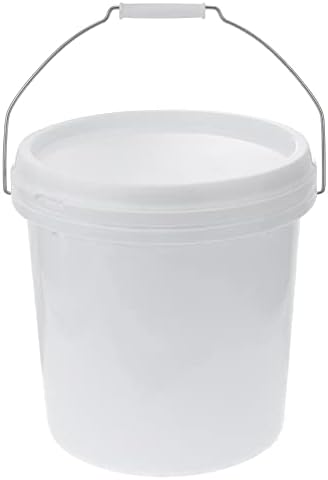 Amazon.com: Plastic Water Bucket 3 Gallon Bucket White Plastic Water ...