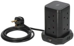 Masterplug SRGDU62PB-MP Surge Protected Extension Lead Power Block with ...