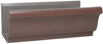 Amerimax Home Products 1800719120 4 in. Brown Galvanized Steel Gutter ...