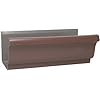 Amerimax Home Products 1800719120 4 in. Brown Galvanized Steel Gutter ...