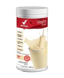 VESLIM SHAKE - KULFI FLAVOUR - 500 G| Meal Replacement Protein Powder ...