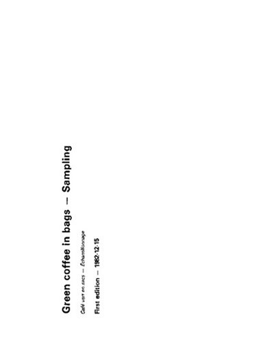 ISO 4072:1982, Green coffee in bags - Sampling: ISO TC 34/SC 15: Amazon ...