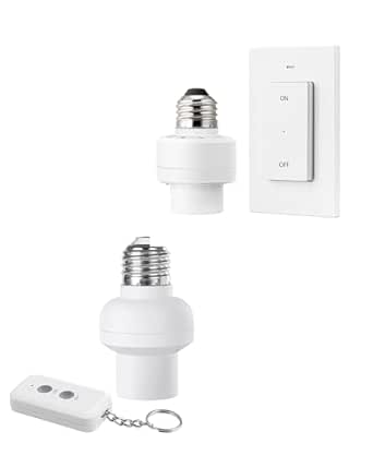 DEWENWILS Remote Control Light Socket, Wireless Light Switch for Pull ...