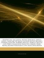 Articles On Maltese Law, including: Arturo Mercieca, Adrian Dingli ...