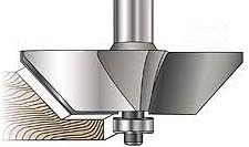 MLCS Raised Panel Router Bit: 45 Degree Shaker Bevel Profile - Door And ...
