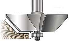 Mlcs Raised Panel Router Bit: 45 Degree Shaker Bevel Profile : Amazon ...