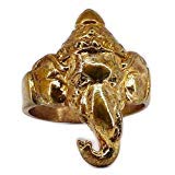 Shruthi Traders Panchaloham/Panchadhatu Ring of Elephant head3001 (15 ...