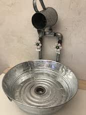 Amazon.com: Jug Faucet & (Large Round Wash-Pan Sink) : Handmade Products