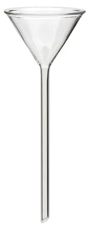 WPI CG-0310 Glass Funnel with 60 Degree Angle Bowl, 150mm Stem, 55mm ...