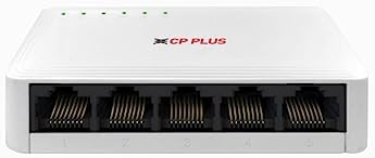 CP Plus 5-Port 10/100/1000Mbps Gigabit Switch | Reliable Switching ...