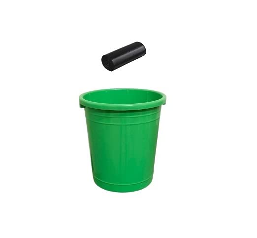 M Unbreakable Plastic Open Smart Dustbin 10 ltr + dustbin garbage cover ...