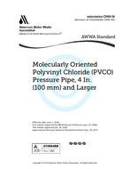 C909-16 Molecularly Oriented Polyvinyl Chloride (PVCO) Pressure Pipe, 4 ...